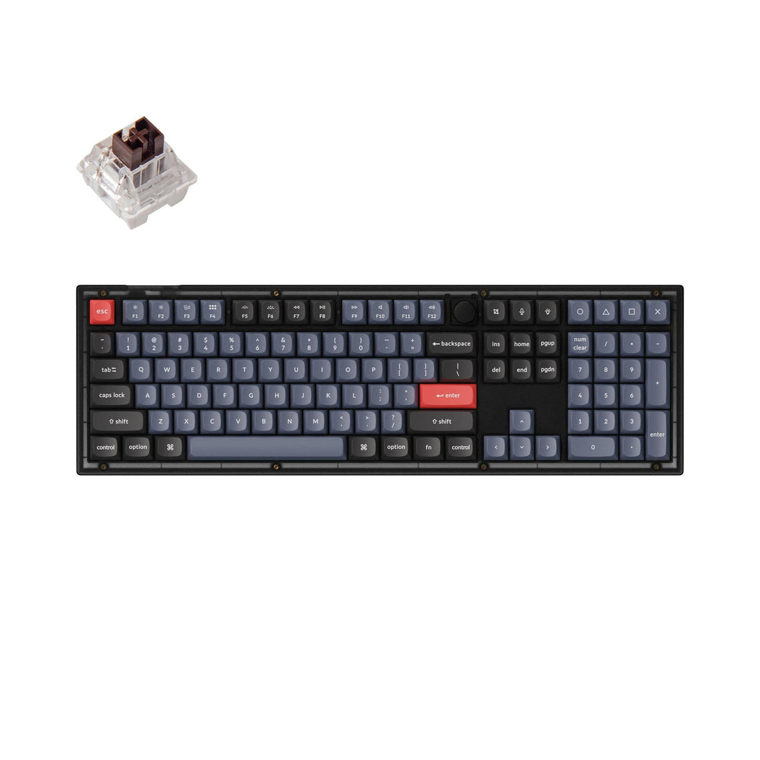 Keychron V6 QMK Custom Wired Mechanical Keyboard – Credkeys
